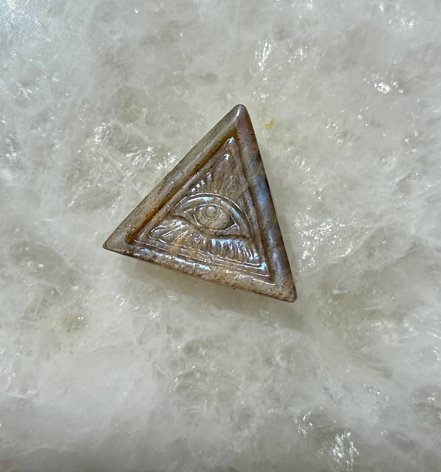 Moonstone Evil Eye | Stones and Embers